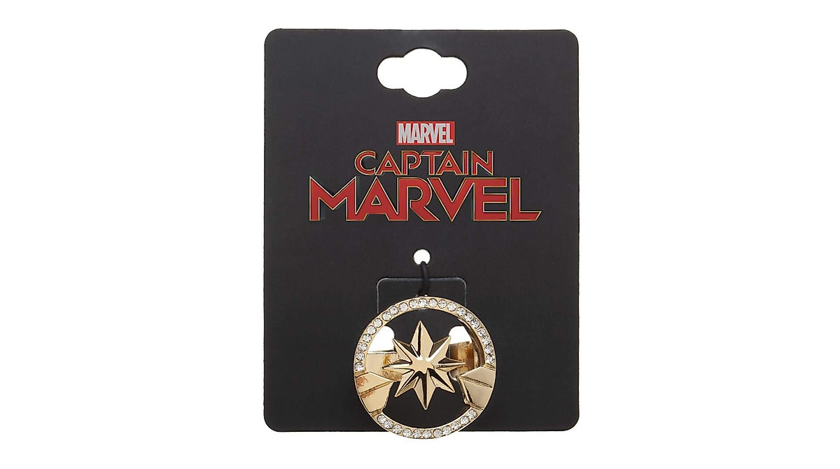Captain Marvel Logo Ring - Unique Marvel Jewelry