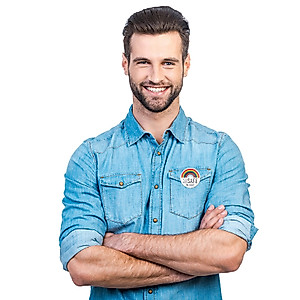 You are Safe with Me Pin, Pride Pins, Ally Pin, Enamel pins, lgbtq pins, Nurse Doctor Medical Students Pins, Rainbow Brooch Pins for Backpacks Clothing Hat Lanyard Scarf, Funny Badge Jewelry Gift