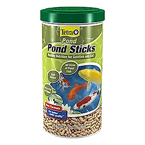 TetraPond Pond Sticks 3.53 Ounces, Pond Fish Food, For Goldfish And Koi, Tetra Pond Pond Sticks, Healthy Nutrition for Goldfish and Koi