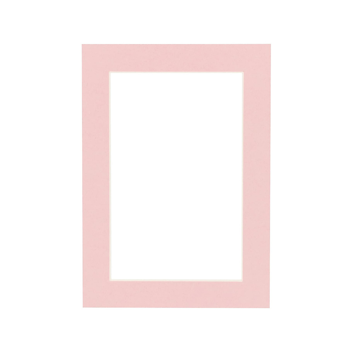 14x18 Mat Bevel Cut for 12x16 Photos - Acid Free Pink Precut Matboard - For Pictures, Photos, Framing - 4-ply Thickness