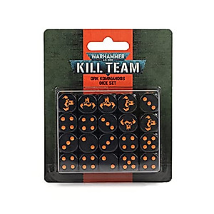 Games Workshop Warhammer 40,000: Kill Team Ork Kommandos Dice Set