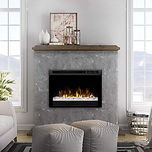 Dimplex 26 inch Multi-Fire XHD Pro Built-in Electric Fireplace with Acrylic Ice & Driftwood - Black, DF26DWC-PRO