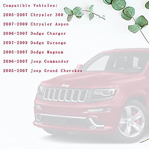 Keyless Entry Remote Car Key Fob Replacement for Chrysler 300 05-2007/ Aspen 07-09/ Durango 07-2009/ Dodge Charger 06-2007/ Jeep Commander 06-2007/ Grand Cherokee 05-07 KOBDT04A OHT692427AA (2 Pack)