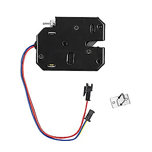 Stainless Steel Electric Cabinet Lock Adjustable Digital Smart Electric Cabinet Electromagnetic Lock (DC12V)