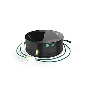 MPOWERD Luci Solar String Lights + Phone Charger: White 18' Rechargeable via Solar or USB-A, 100 Lumens LEDs, Lasts Up to 20 Hours, Waterproof, Camping, Backyard, and Travel