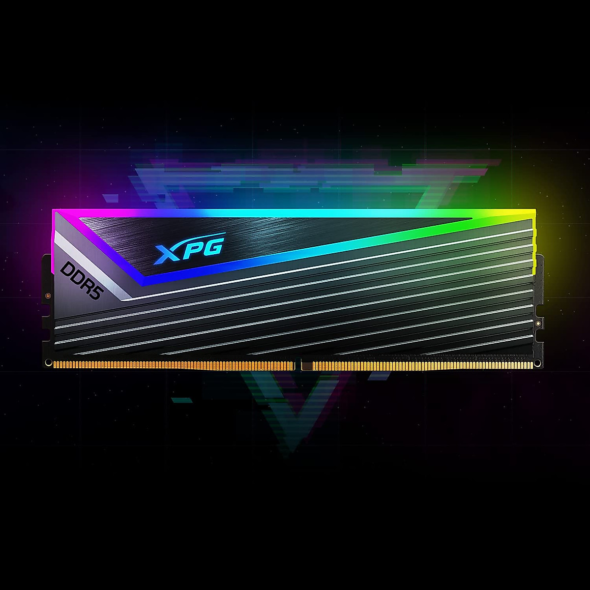 ADATA XPG Caster RGB DDR5 6400MHz 32GB (2x16GB) CL40-40-40 PCS-51200 UDIMM 288-Pins Desktop SDRAM Memory RAM Kit (AX5U6400C4016G-DCCARGY)