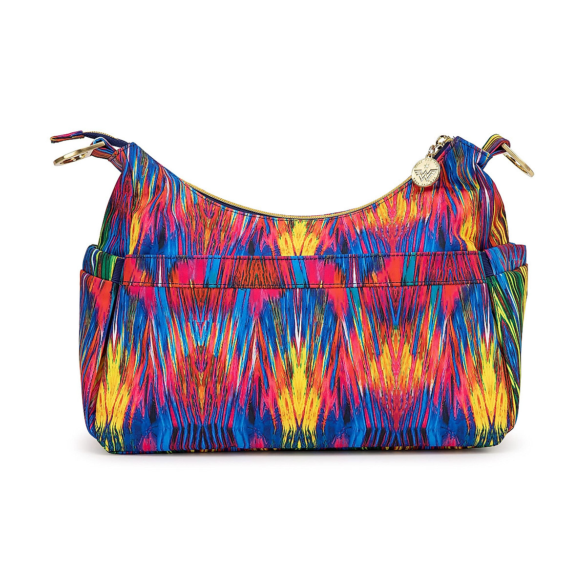 JuJuBe Wonder Woman 1984 Hobobe Bag | Boho Chic Style Diaper Bag, Travel-Friendly Everyday Shoulder Bag with Internal Organization