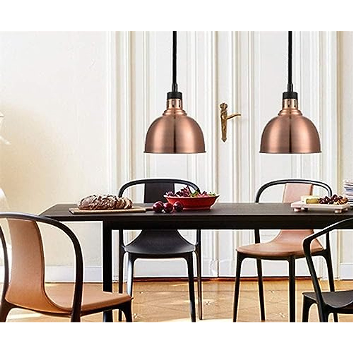 LINKANRUO Buffet Heating Lamp, Heat Lamp Food Warmer, Infrared Heating Bulb Food Holding & Warming Equipment, Retractable Food Heating Lamp Hotel Kitchen Equipment Lamps