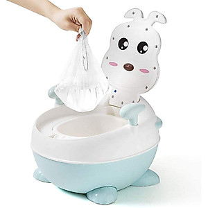 ZYSWP Cartoon Children Toilet, Trainer Chair Soft Splash-Proof Padded Training Seat for Children 1-7 Years Old,Easy Clean