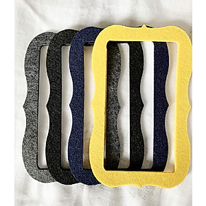 Milestone Marker Set Square Circle Star and Arrow Felt Black…