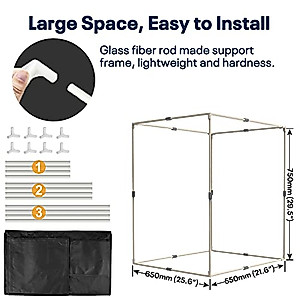 YOOPAI 3D Printer Enclosure, Constant Temperature 3D Printing Enclosure for Creality Ender 3, Ender 3 pro, Ender 3 v2, Elegoo, Anycubic, 25.6“x21.6"x29.5"