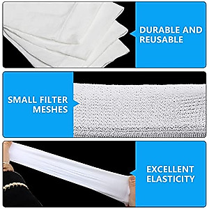 30 Pack Pool Skimmer Socks, Pool Filter Socks Net Saver for Inground and Above Ground Pools/Pool Skimmer Baskets, Mesh Screen Liner Skimmers Cleans Debris and Leaves