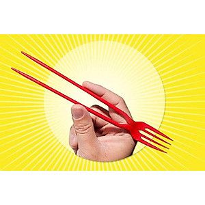 The Chork - Chopsticks and Fork in ONE!! (Red - 24 Pack)