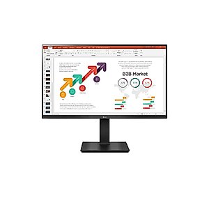 LG 68,6cm/27'' (1920x1080) 27BP450Y-B 16:9 5ms IPS HDMI VGA DisplayPort VESA Pivot Full HD Black
