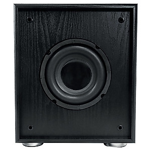 Rockville Rock Shaker 6.5" Inch Black 200w Powered Home Theater Subwoofer Sub
