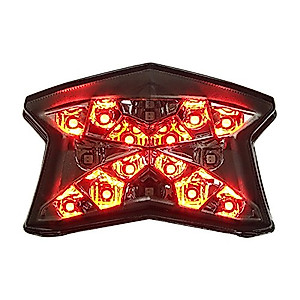 Motodynamic Integrated Sequential LED Tail Lights Smoked Lens for 2020-2022 Kawasaki Ninja 650 Z650 (DOES NOT WORK ON 23+ MODELS)