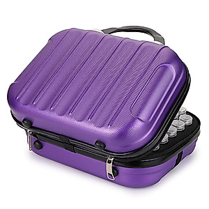 Hipiwe 132 Bottles Diamond Painting Storage Carring Case - Hardshell DIY 5D Diamond Art Craft ccessory Container Embroidery Organizer Bag for Storage Jewelry Beads Sewing Pills