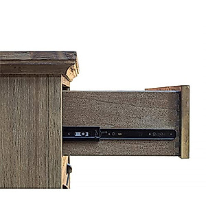 Sunset Trading Solstice 7-Drawer Coastal Dresser in Weathered Gray/Brown Wood