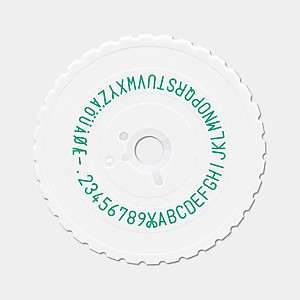 Motex Embossing Label Maker, Label Writer -E-101 (1 Wheel, White)