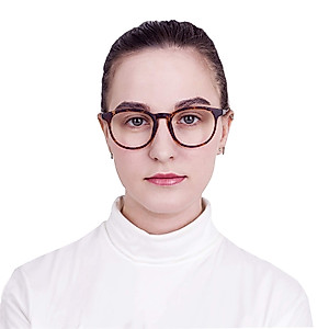 LifeArt Blue Light Blocking Glasses, Anti Eyestrain, Computer Reading Glasses, Gaming Glasses, TV Glasses for Women Men, Anti Glare (Dark Tortoise, 0.25 Magnification)