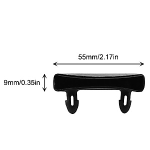 JCBIZ 30pcs 55x9mm Plastic Bed Slat End Caps Holders Grey Plastic Connector Furniture Accessories for Holding Securing Wooden Slats Bed Base