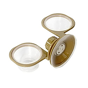 Gecko Lizard Bearded Feeding Gecko Food Water Bowl Worm Dish Suction Cup Feeder Supplies for Small Reptiles Reptile Feeder Tongs Insects Live Dish Escape Proof Bowl Automatic Plastic