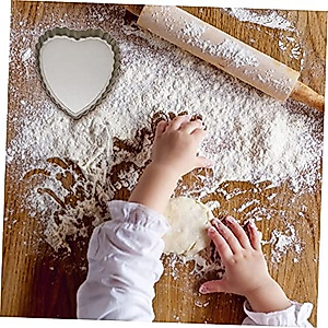 Cabilock Pancake Mold Cake Pan 2pcs Heart Mold Pan Oven Roasting Pan Baking Pan Kitchen Baking Tool Carbon Steel Golden Casserole Cheesecake Heart Shaped Cake Pans