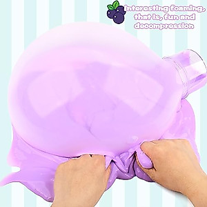 12 Pack Jelly Cube Slime Kit,Water Slime and Galaxy Slime,Non Sticky and Soft Bubble Milk Slime,DIY Slime Party Favor for Girls & Boys
