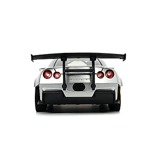 Jada Toys I Love The 2000’s 1:24 2009 Nissan GT-R (R35) Ben Sopra Die-Cast Car, Toys for Kids and Adults, Silver