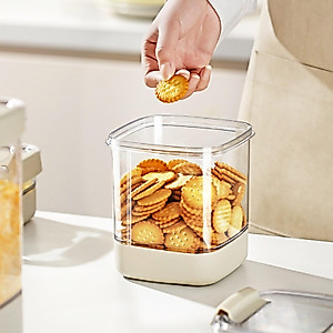 CENGNIAN Airtight Food Storage Container Set, BPA Free Kitchen Pantry Organization Canisters with Leak Proof Lids, Airtight Cereal Containers Storage (1500ml)