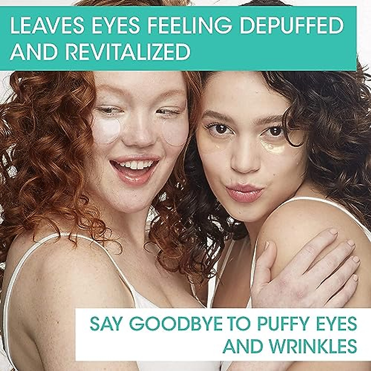 Patchology Rejuvenating Under Eye Gels - Hydrating Eye Mask w/Caffeine, Hydrolyzed Collagen & Centella Asiatica- Under Eye Patches For Dark Circles - Minimize Puffiness & Wrinkle Reducer - 30 ​Pairs