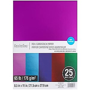 Recollections Foil Cardstock Paper