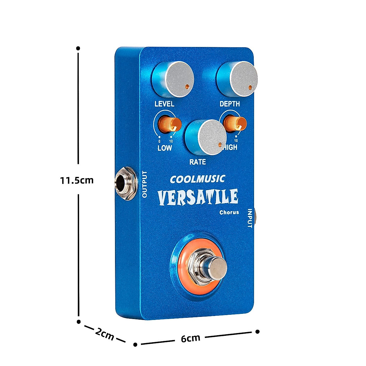 COOLMUSIC Guitar Pedal Bass Effect Pedal (C-CH02)