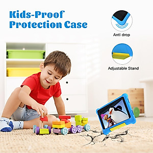 Anyway.go Kids Tablet 7 inch Tablet for Kids with Android 12, 32GB Storage, Blue Color, Parental Controls, HD Display, Kidoz Pre-Installed