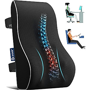 QUTOOL Lumbar Support Pillow & Foot Rest