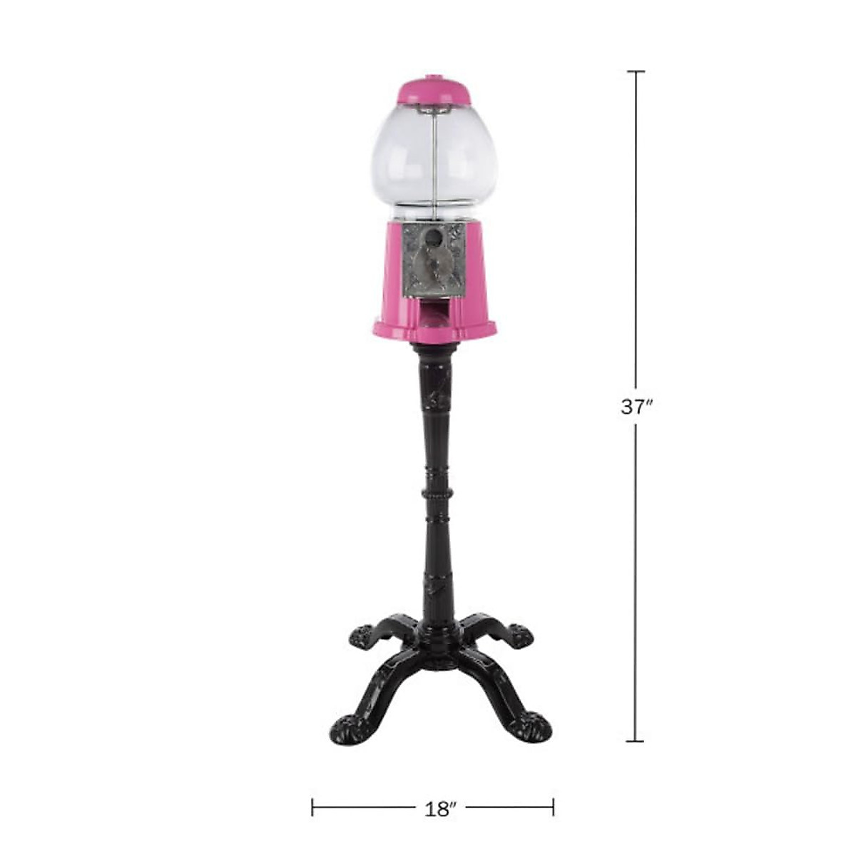 Great Northern Popcorn 83-DT5683-P Gumball Machine, 15", Pink