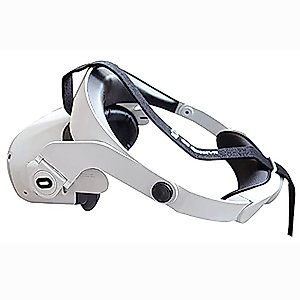 HUAYUWA Virtual Reality Relieve Pressure Head Strap Fit for Oculus Quest 2 VR Glasses Accessories
