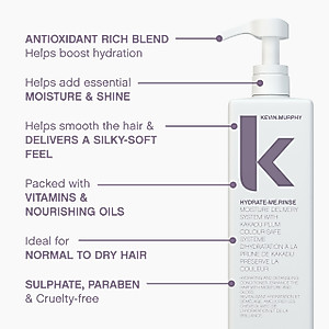 KEVIN.MURPHY HYDRATE-ME.RINSE - Moisturising Conditioner - For Normal & Dry Hair - Hair Repair - Colour Safe Conditioner - With Antioxidant Blend & Kakadu Plum - 1 L / 33.8 fl oz