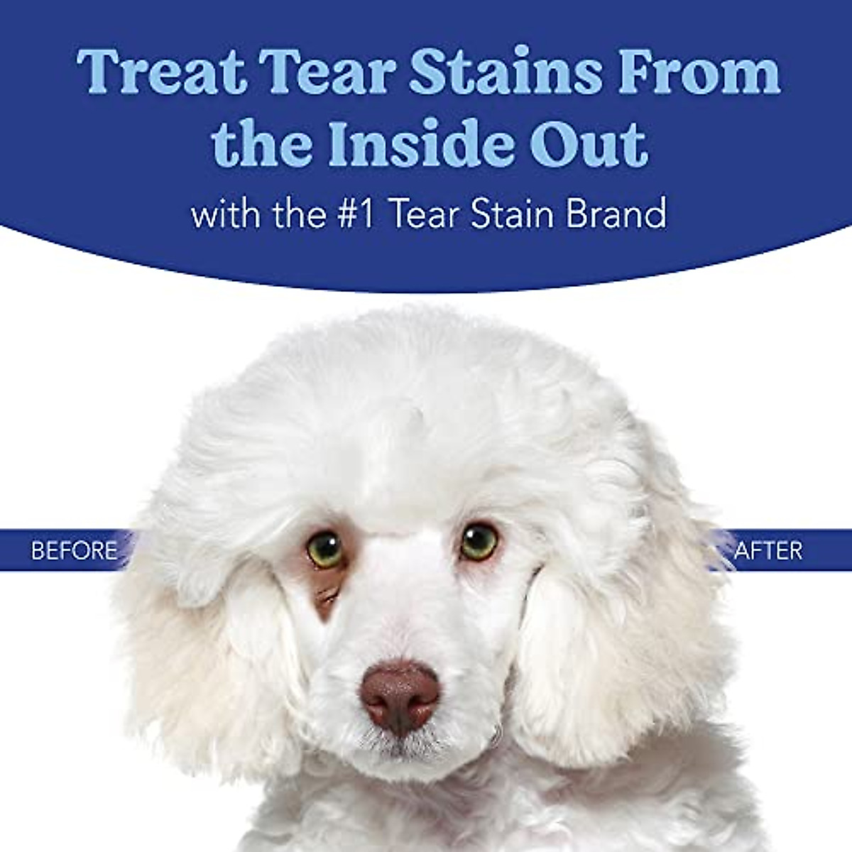Angels’ Eyes Natural Tear Stain Prevention Chicken Powder for Dogs and cats | For All Breeds | No Wheat No Corn | Daily Support for Eye Health | Proprietary Formula
