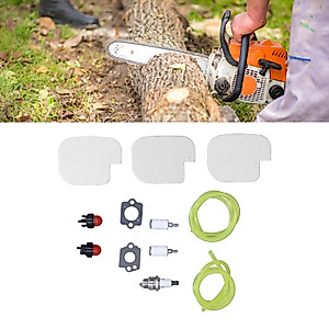 Fdit 530057925 Air Filter Fuel Line Kit, Air Filter Spark Plug Fuel Line Primer Bulb Replacement Kit for P3314 P3314WS P3314WSA