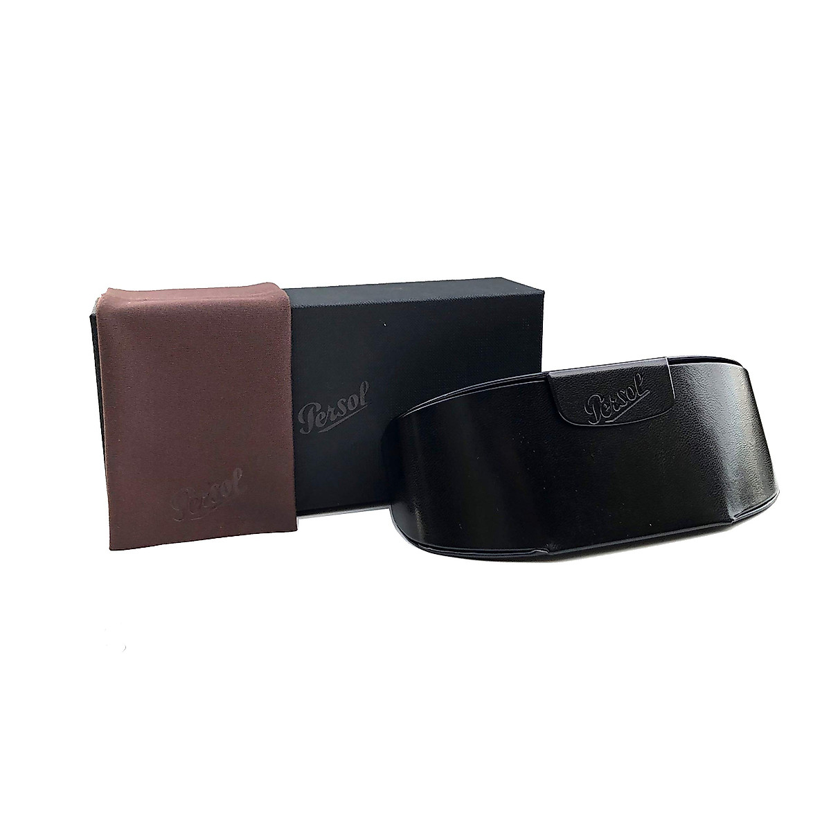 PO3019S 96/56 55MM Terra Di Siena/Light Blue Square Sunglasses for Men + BUNDLE with Designer iWear Eyewear Kit