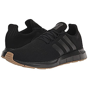 adidas Men's Swift Running Shoe, Black/Black/Gum(2018), 9.5