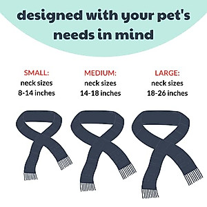 Huxley & Kent Pet Scarf | Red Fairisle (Medium) | Festive Christmas Holiday Accessory for Dogs/Cats | Holiday Pet Scarf Neckwear| Cute Fun Winter Pet Accessory