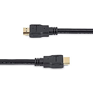 StarTech.com 6ft (2m) HDMI Cable - 4K High Speed HDMI Cable with Ethernet - UHD 4K 30Hz Video - HDMI 1.4 Cable - Ultra HD HDMI Monitors, Projectors, TVs & Displays - Black HDMI Cord - M/M (HDMM6)