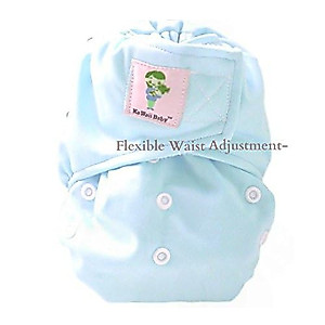 KaWaii Baby One Size Heavy Duty HD2 Cloth Diaper Shells, Reusable, Washable, Leakproof for babies 8-36 lbs - Pack of 6
