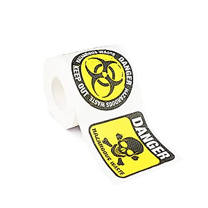 YOBRO Novelty Toilet Paper, Valentines Day Toilet Paper, Gag Gifts for Men and Women, Funny gift for Christmas Stocking Stuffers Party Favors,Gift for Your Friends in Special Festival, 1 Roll, Yellow