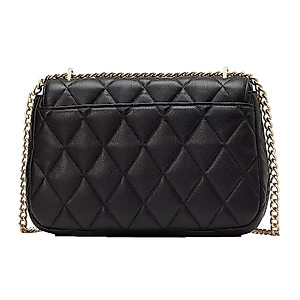 Kate Spade Carey Medium Quilted Shoulder Bag Crossbody Leather In Black