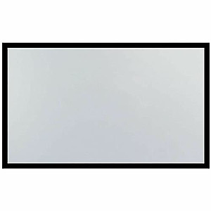 130" Wall Mount Projector Screen Portable Projector Screen Manual Movies Screen 16:9 for 4K 3D 1080P HD Aluminum Fixed Frame,Pull Down for Indoor Outdoor Home Theater Office