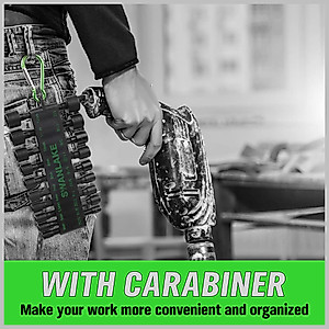 SWANLAKE 20PCS Power Nut Driver Set for Impact Drill, 1/4” Hex Head Drill Bit Set SAE and Metric