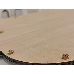 PAPA LONG Woodland Alternative Baby Shower Guest Book for Mickey Mouse Baby Shower or Birthday Party Decorations Including 42pcs Small Wooden Mouse Head Cutouts for Wishes